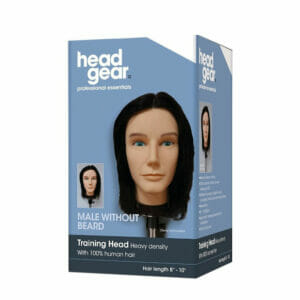 Head Gear Training Heads | Real Hair for Trainee Hairdressers