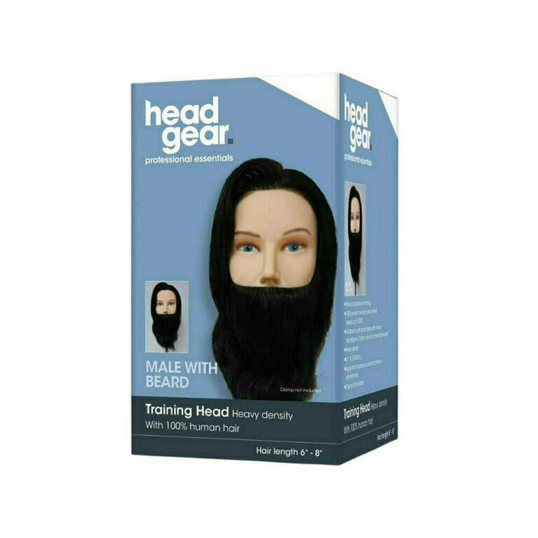 Head Gear Training Heads | Real Hair for Trainee Hairdressers